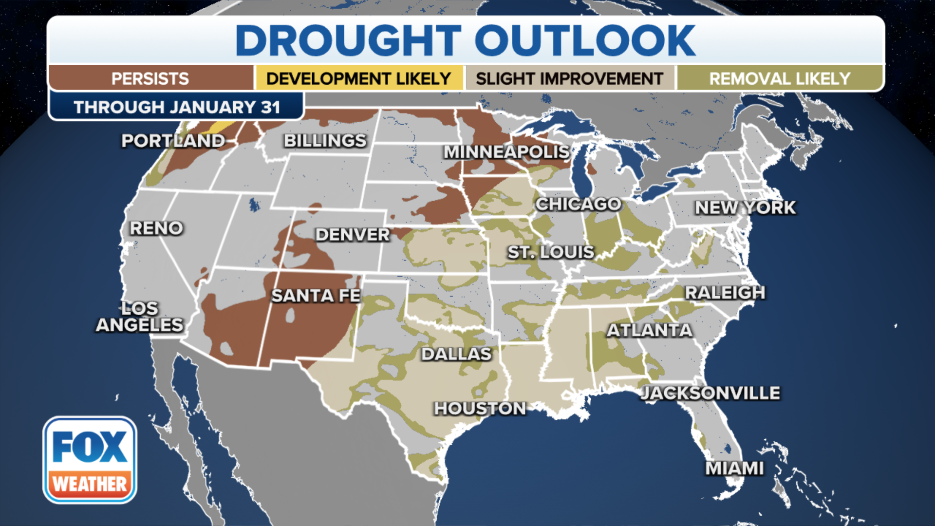 Winter outlook for US: El Nino boosts odds of warm winter for some, wet winter for others | Fox ...